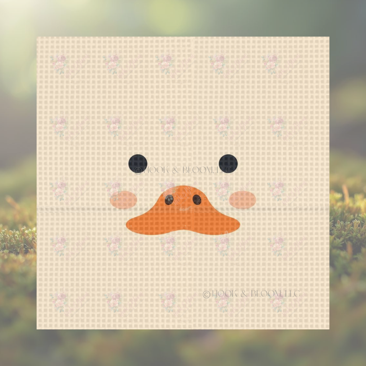 Lloyd the Duck 4x4 square – Nook & Bloom